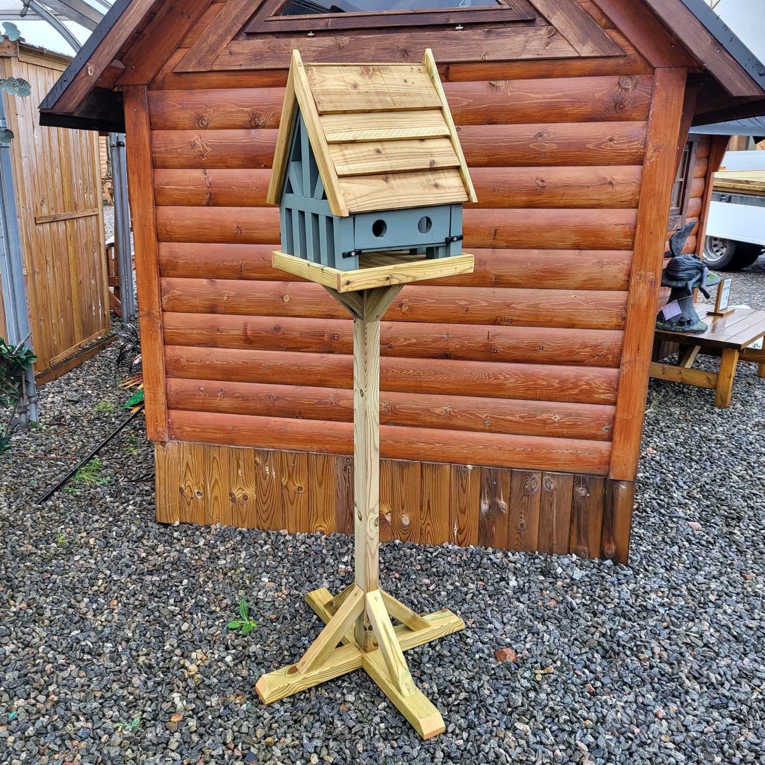 Fettes | A World of Wood and a Few Surprises too | Pigeon Proof Bird Table